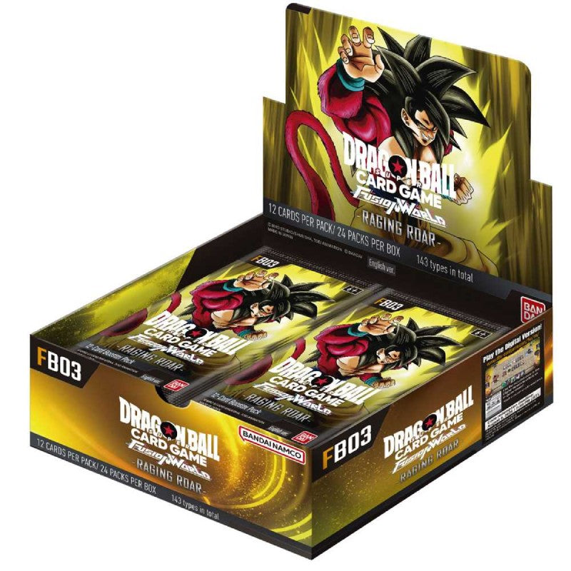 Raging Roar Booster Box FB03 - Englische Dragonball Karten