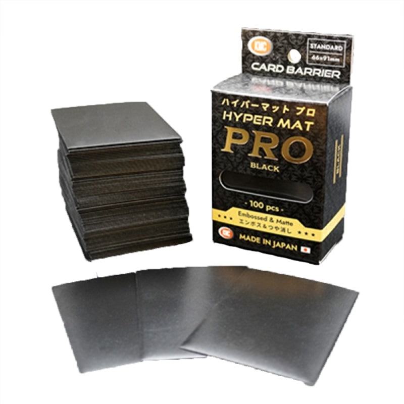 KMC Standard Sleeves - Hyper Mat Pro Black (100)