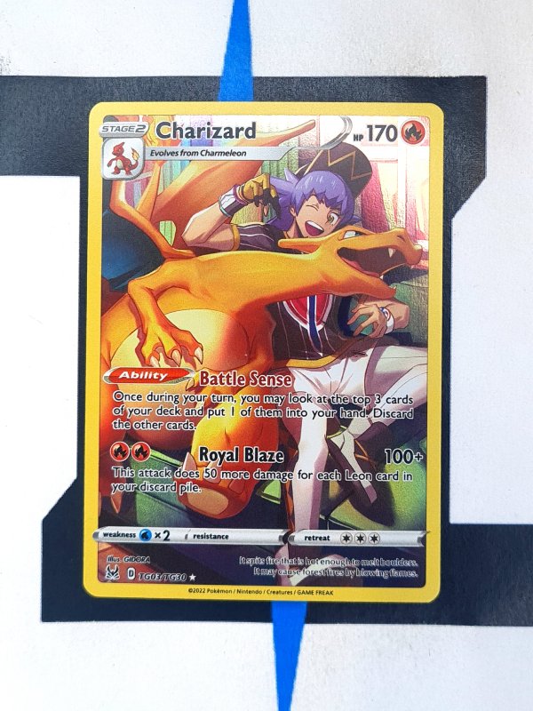 Charizard LOR TG03 - Lost Origin Pokemon Karten Englisch