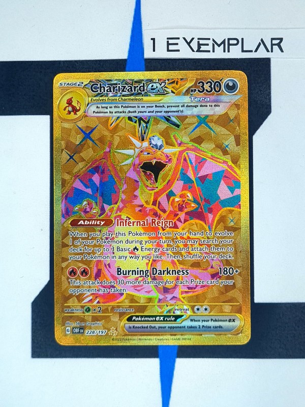 Charizard ex OBF 228 - Obsidian Flames Pokemon Karten