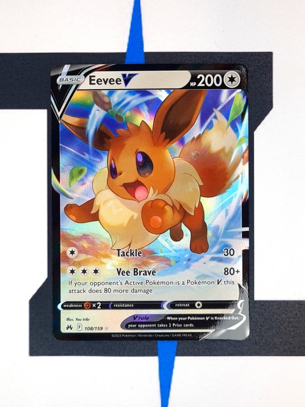 Eevee V CRZ 108 - Crown Zenith Pokemon Karten Schweiz