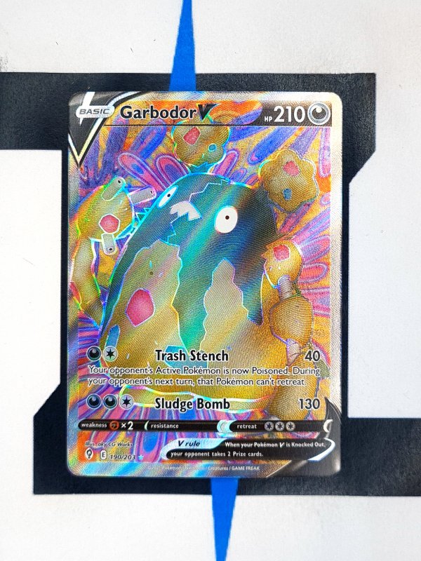 Garbodor V EVS 190 - Evolving Skies englische Pokemon Karten