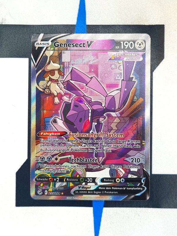 Genesect V FST 255 - Fusions Angriff deutsche Pokemon Karten