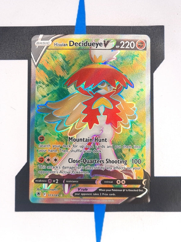 Hisuian Decidueye V ASR 173 - Astral Radiance Pokemon Karten