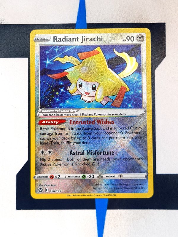 Radiant Jirachi SIT 120 Silver Tempest - Pokemon Karten