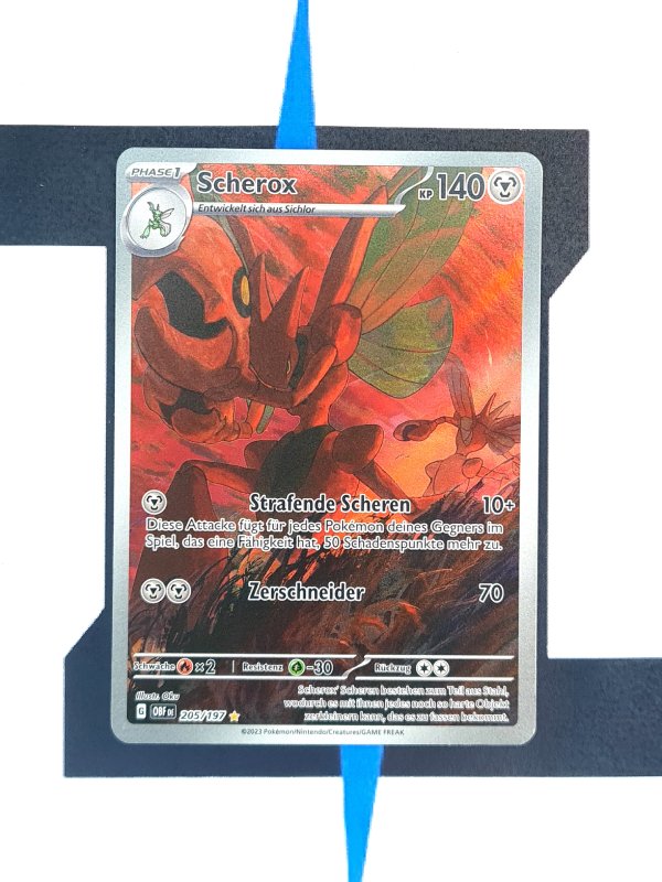 Scherox OBF 205 - Obsidian Flammen deutsche Pokemon Karten