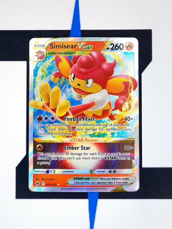 Simisear VSTAR CRZ 023 - Crown Zenith Pokemon Karten Schweiz