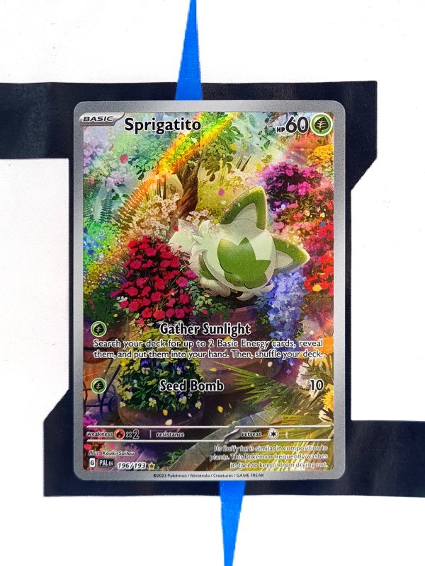 Sprigatito PAL 196 - Paldea Evolved englische Pokemon Karten