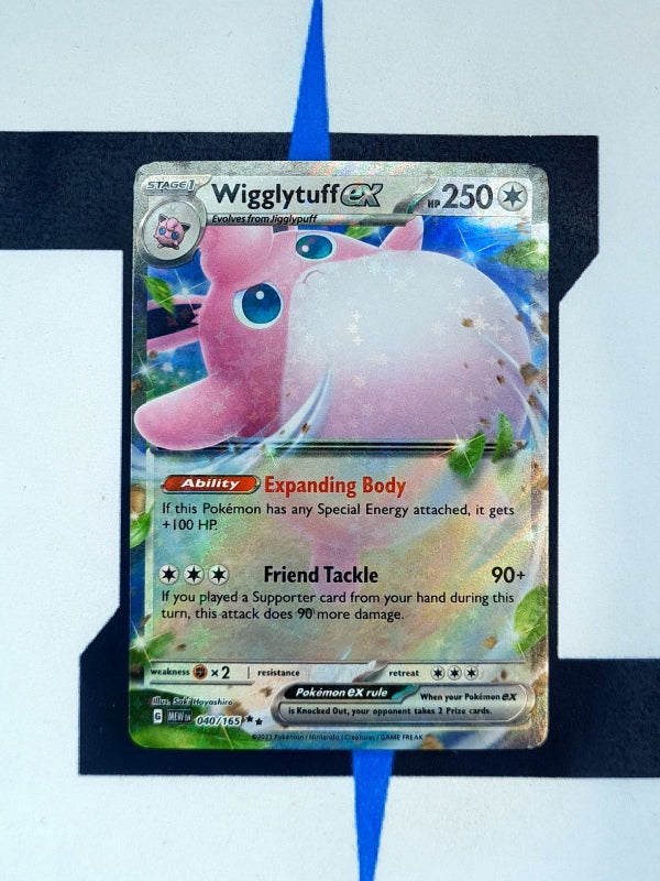 Wigglytuff ex MEW 040 - Pokemon 151 englische Pokemon Karten
