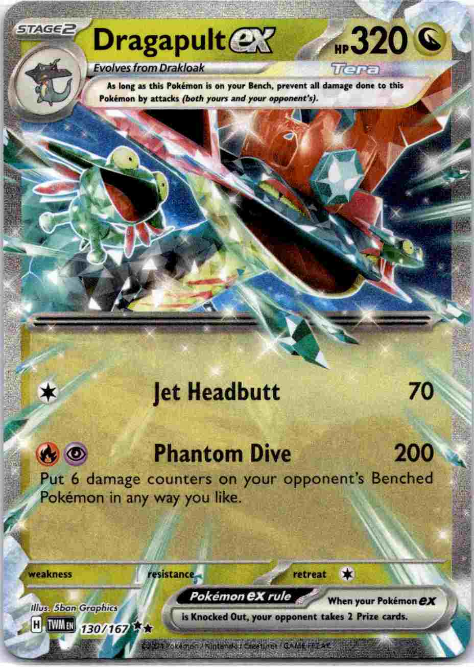 Dragapult ex TWM 130 - Twilight Masquarade Pokemon Karten