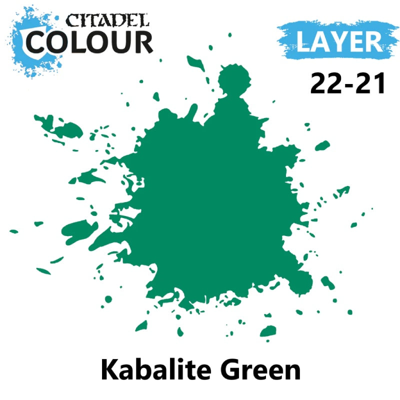 Citadel Colour: Layer Kabalite Green - Warhammer Zubehör