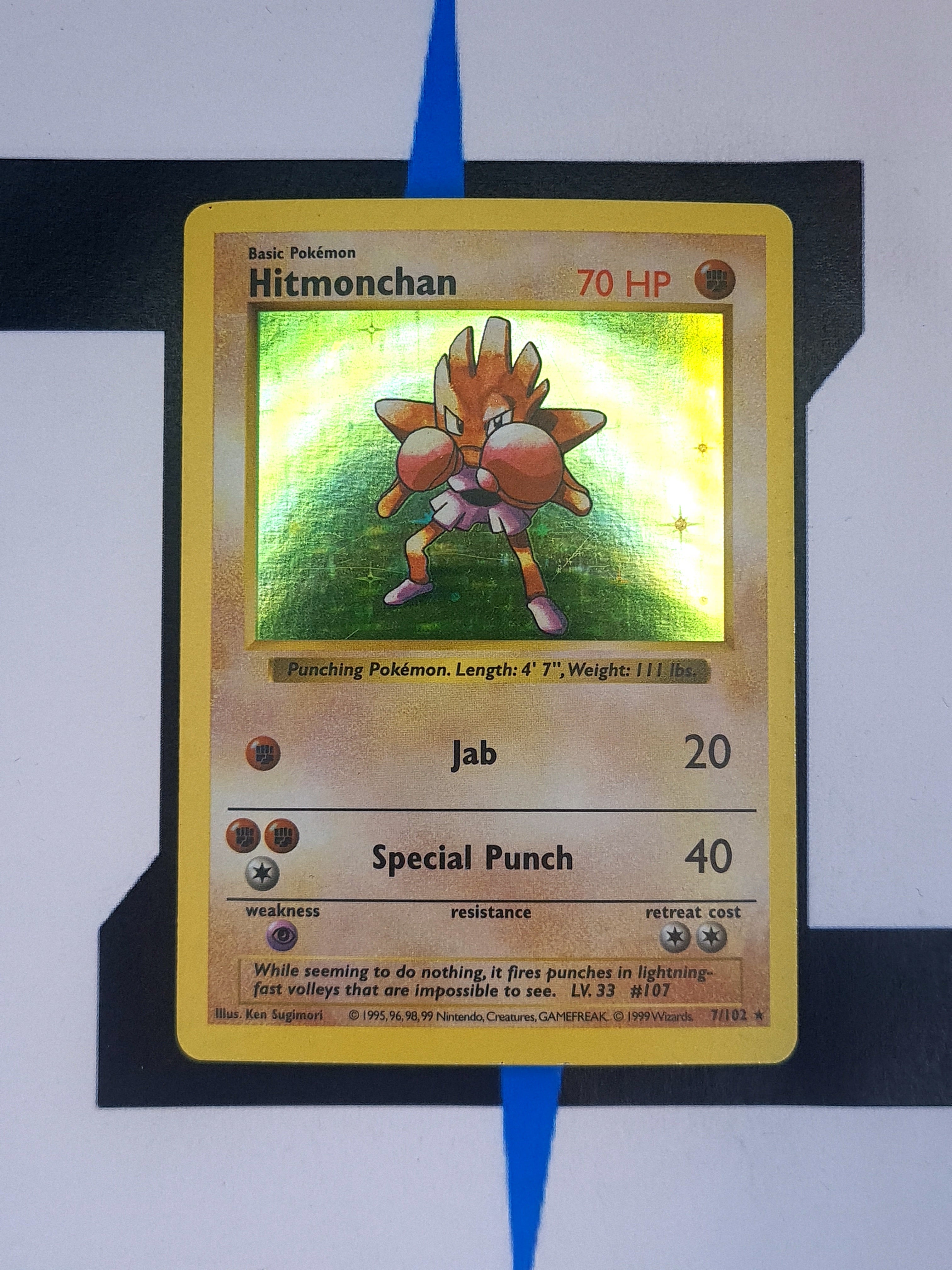 Hitmonchan BS 7 - Pokémon TCG - Schadowless Base Set