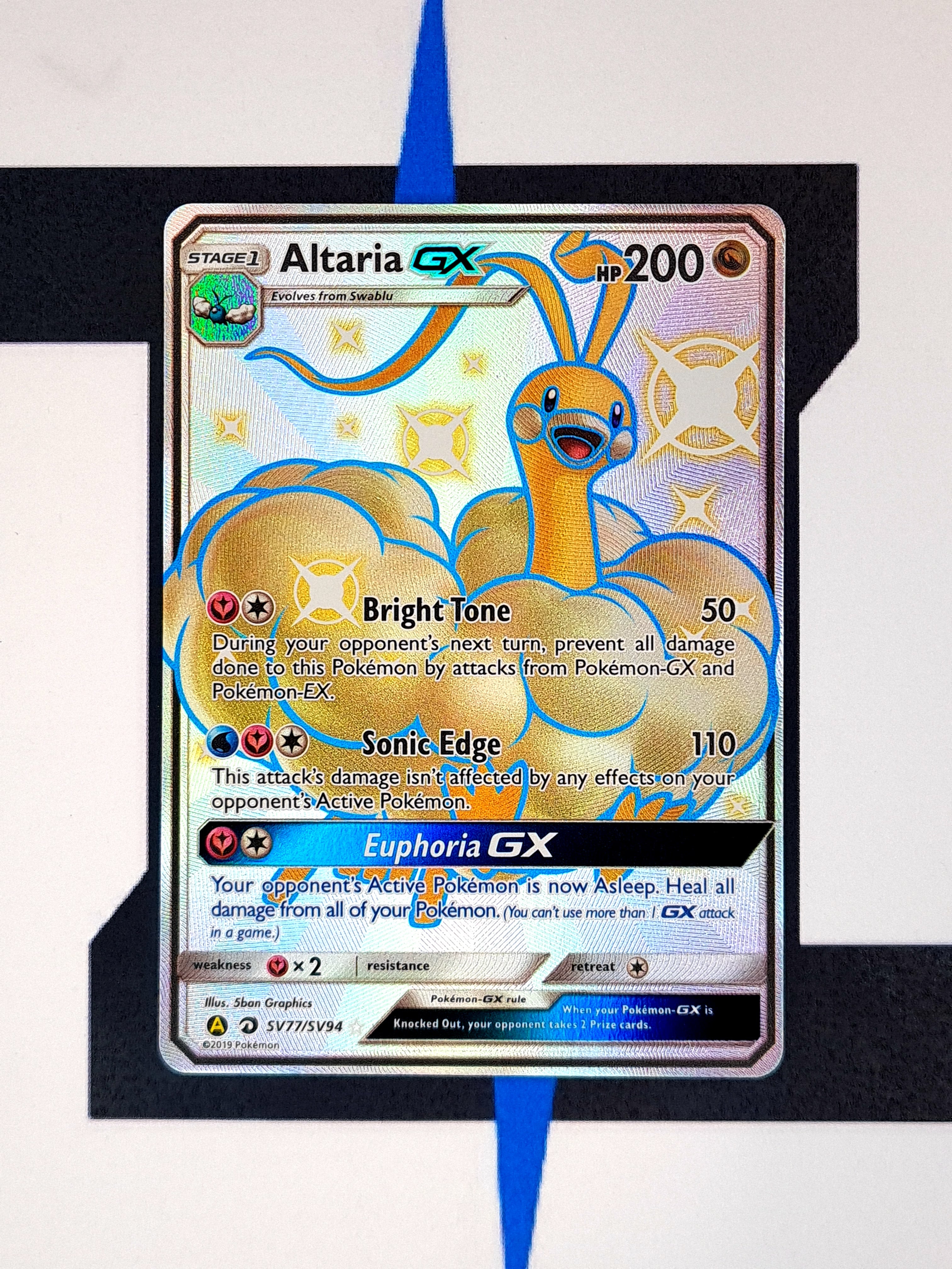 Altaria GX HIF SV77 - Pokémon TCG - Hidden Fates