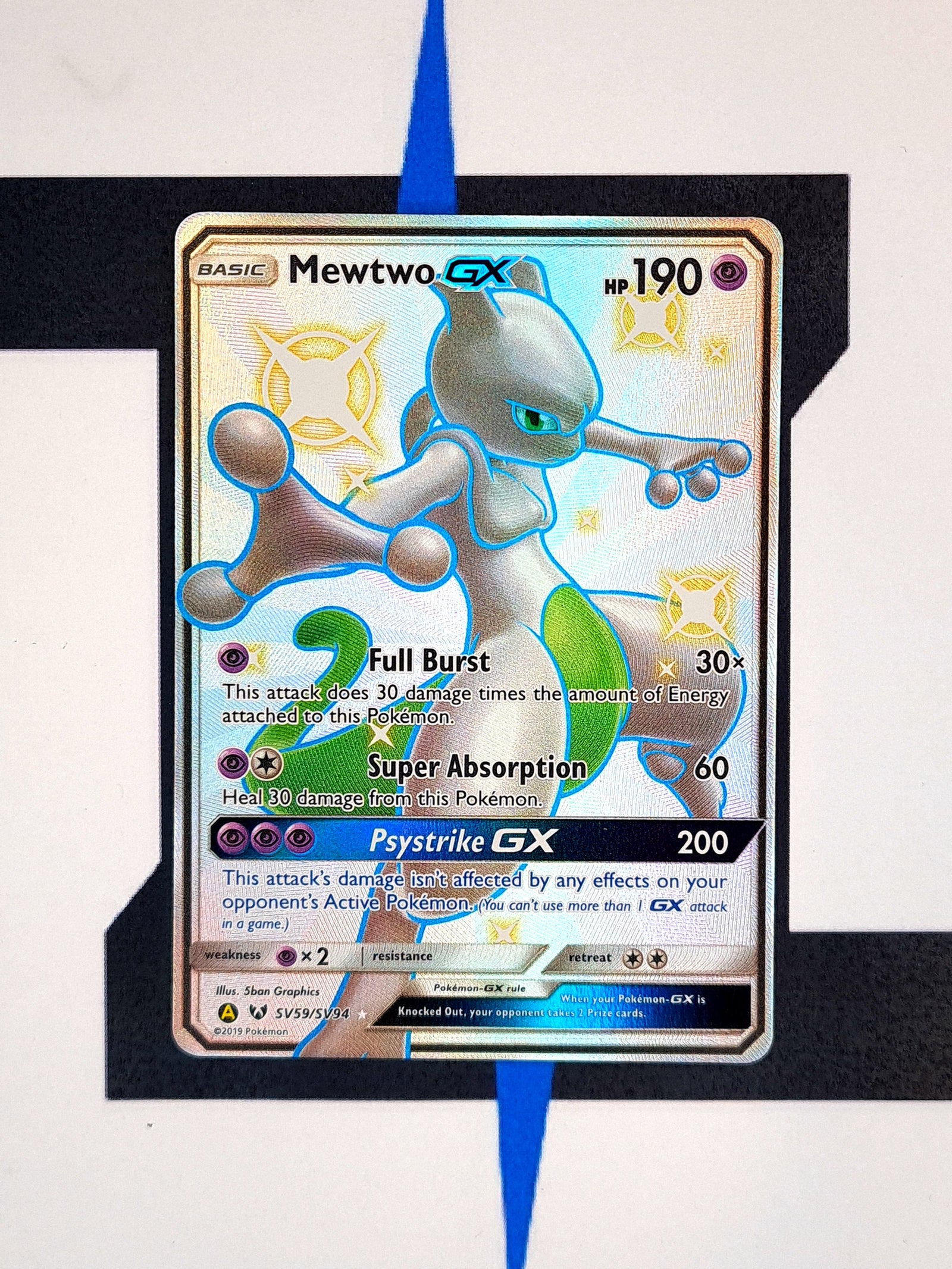 Mewtwo GX HIF SV59 - Pokémon TCG - Hidden Fates