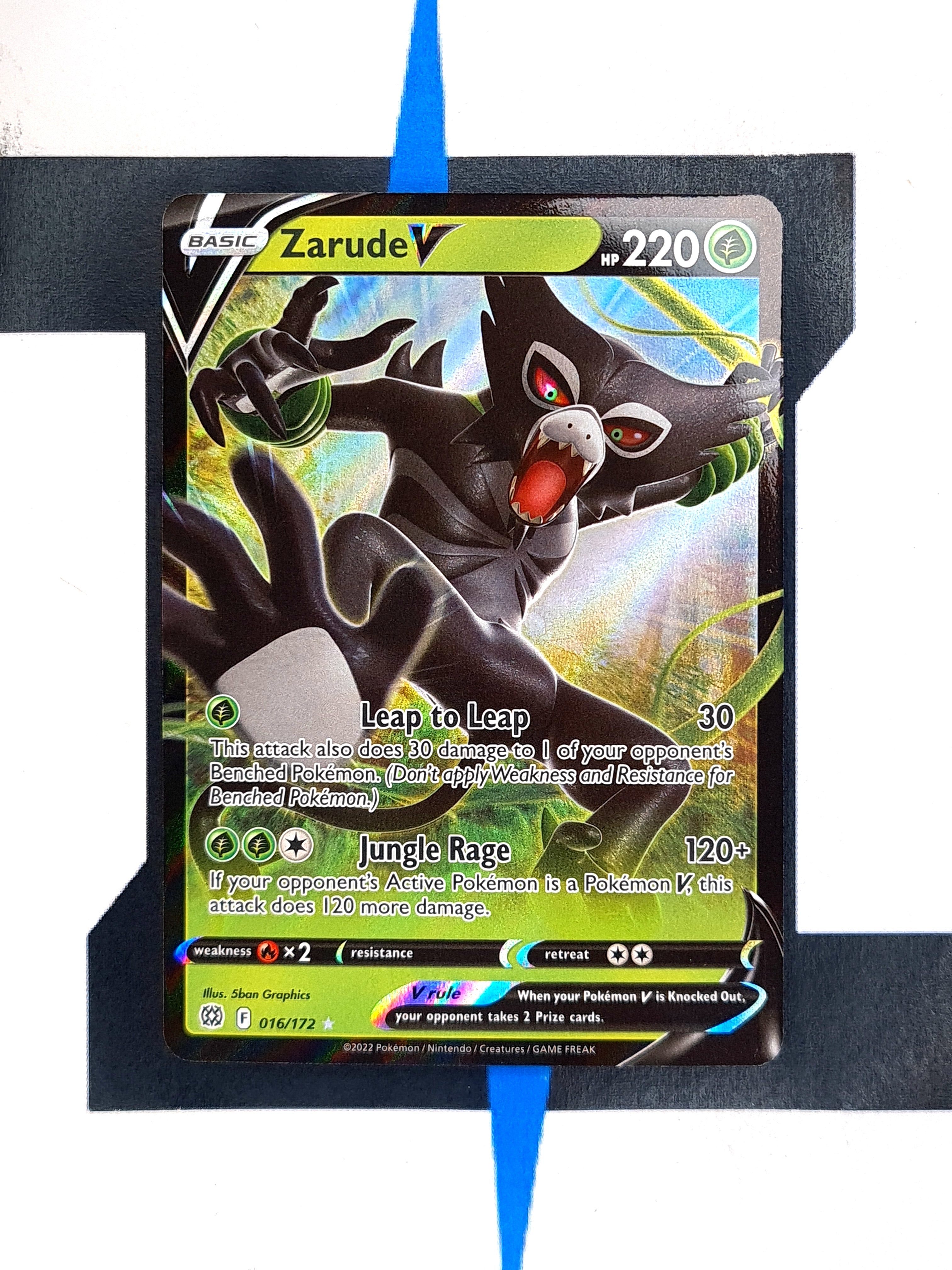 Zarude V BRS016 EN NM - Pokémon TCG Schweiz - Brilliant Stars